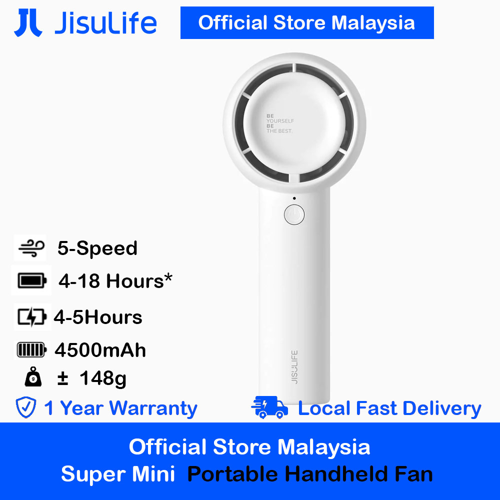 Jisulife Life5 4500mAh 5 Speed Turbo Strong Wind Portable Fast Charge ...